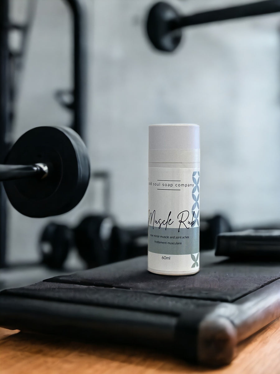 Muscle Rub | Natural Relief for Achy Muscles – Old Soul Soap Company Inc